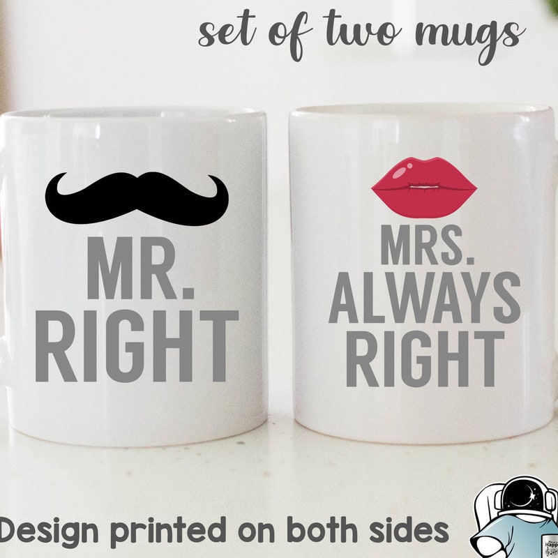 Mr and Mrs Right - Etsy