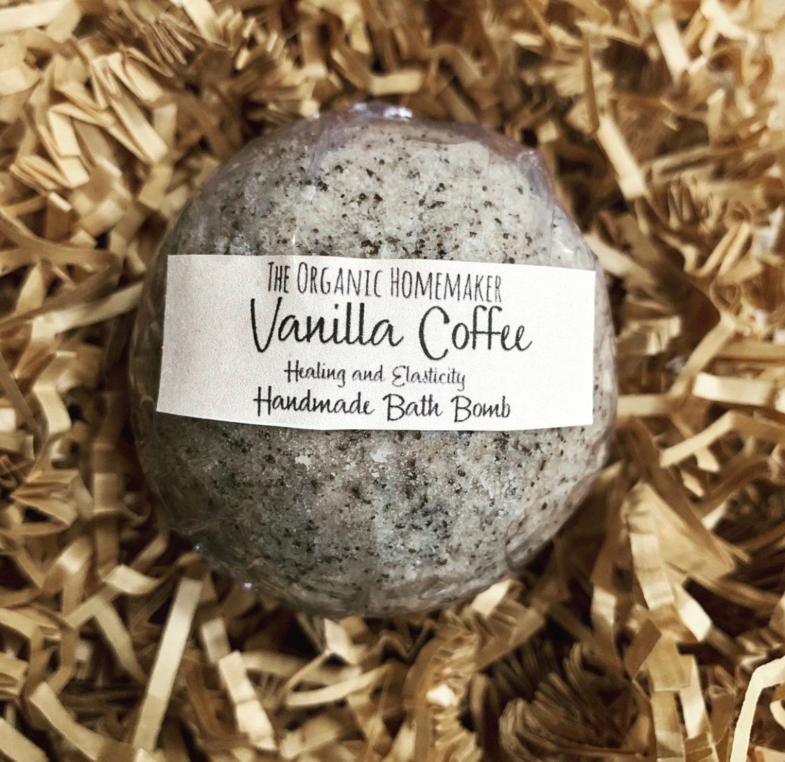Organic Vanilla Coffee Bath Bomb - Etsy