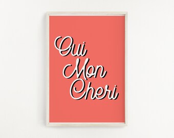 Mon Cheri Wall Art - Etsy