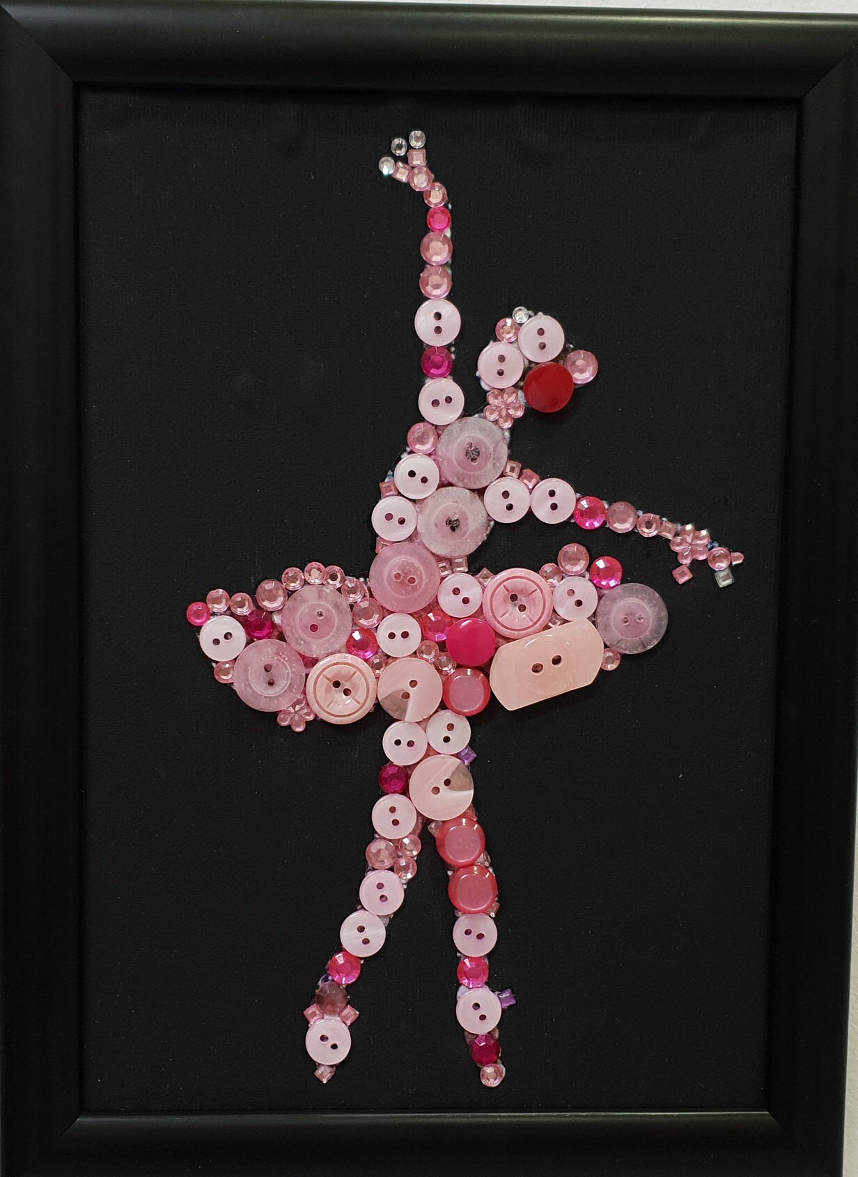 Stunning Ballerina Pink Shade Button Decor to Brighten Any Girl Room or ...