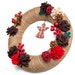 Hemp Christmas Wreath Christmas Angel Felt Christmas - Etsy