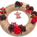 Hemp Christmas Wreath Christmas Angel Felt Christmas - Etsy