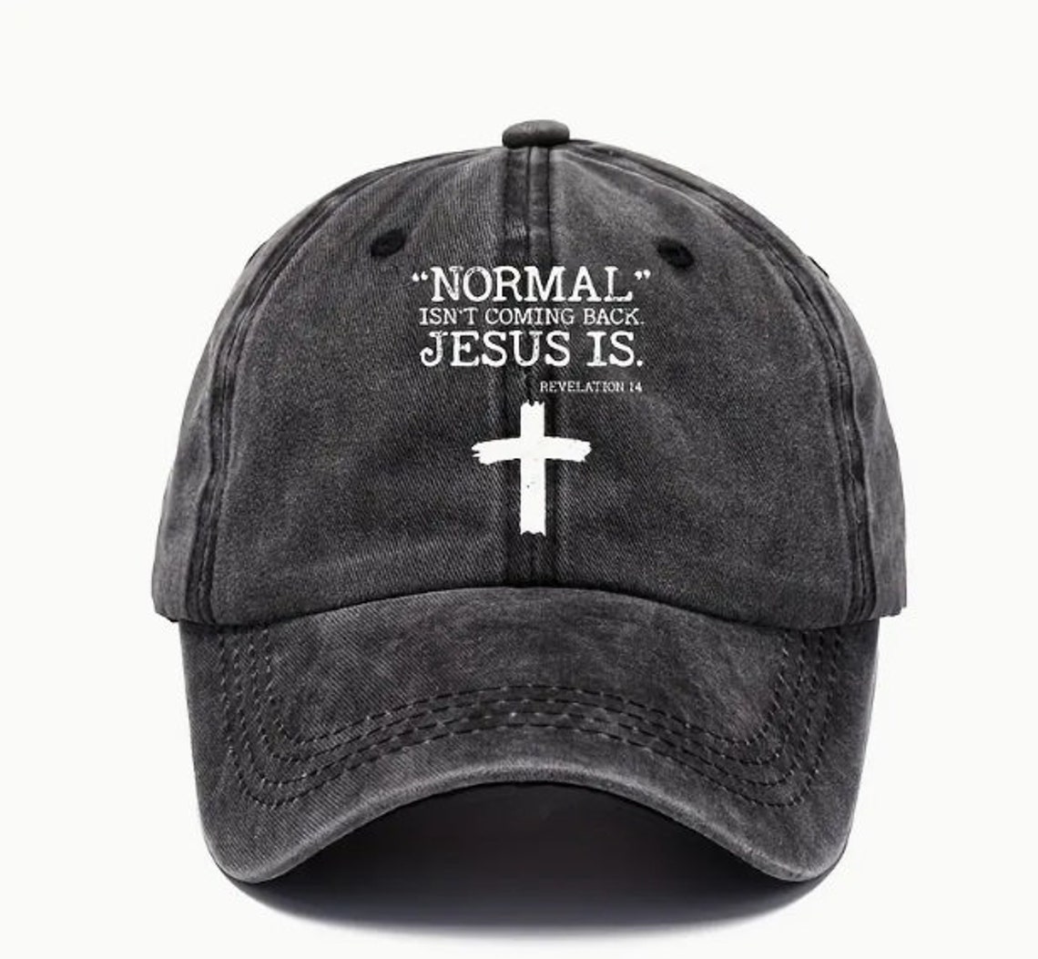 Vintage Distressed Adjustable Cross Baseball Cap - Etsy