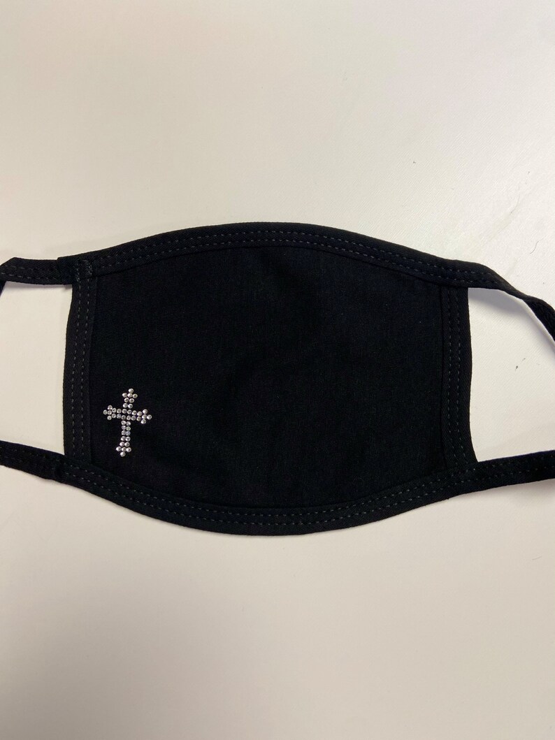 Cross Mask. Christian Cross Mask. Rhinestone Cross Mask - Etsy