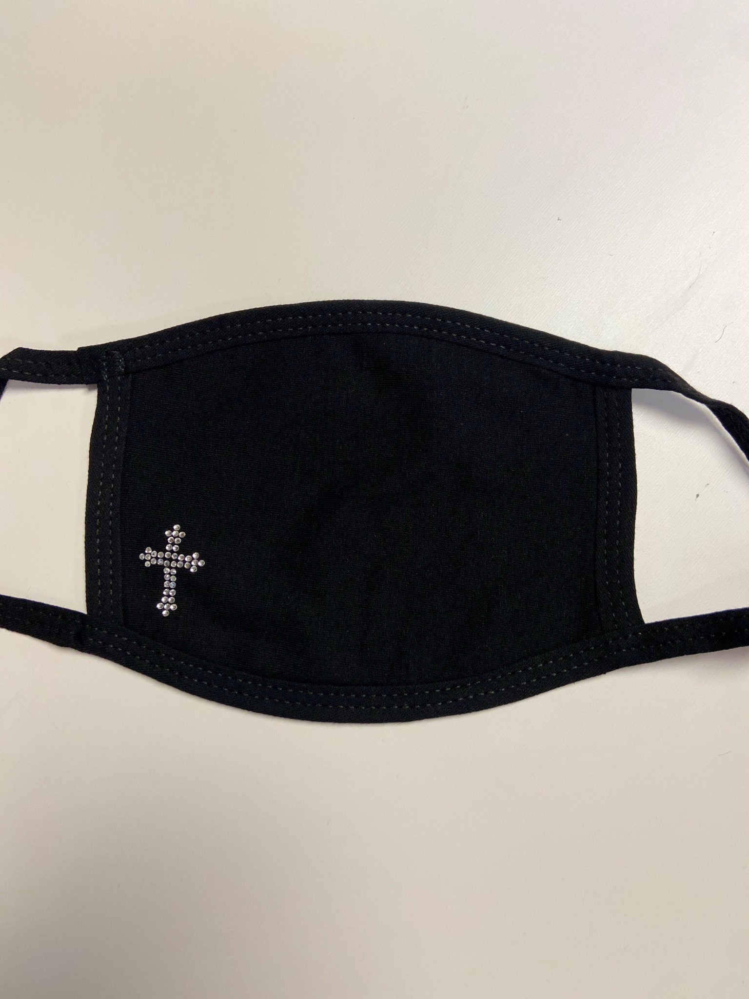 Cross Mask. Christian Cross Mask. Rhinestone Cross Mask - Etsy