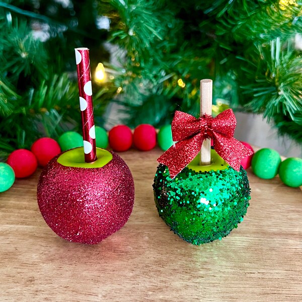 Glitter Candy Apples - Etsy