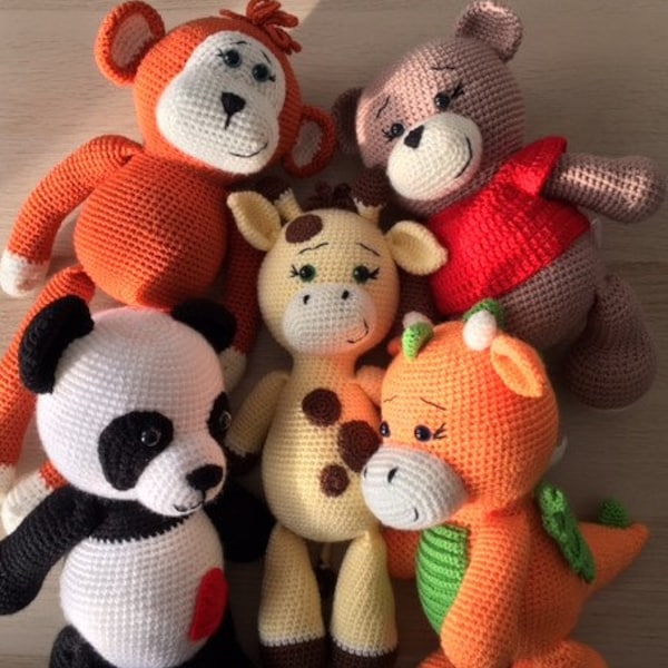 Stuffed Animal Crochet Pattern Aesthetic - Etsy