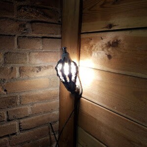 Sculpting Welded Metal Design Skeleton Bones With LED Lamp in Hand - Etsy