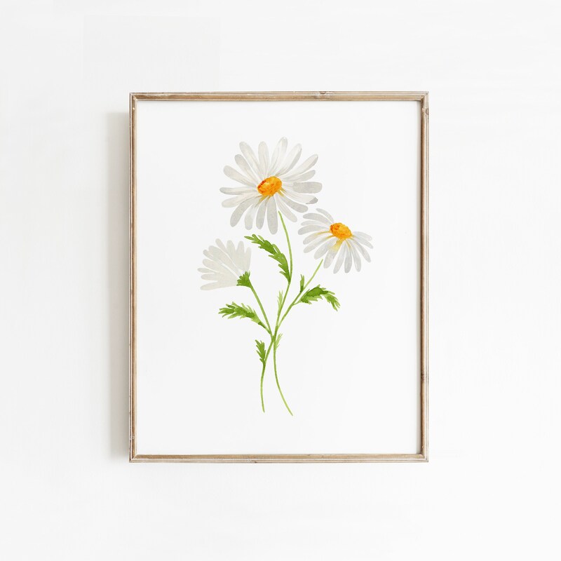 Daisy Print - Etsy