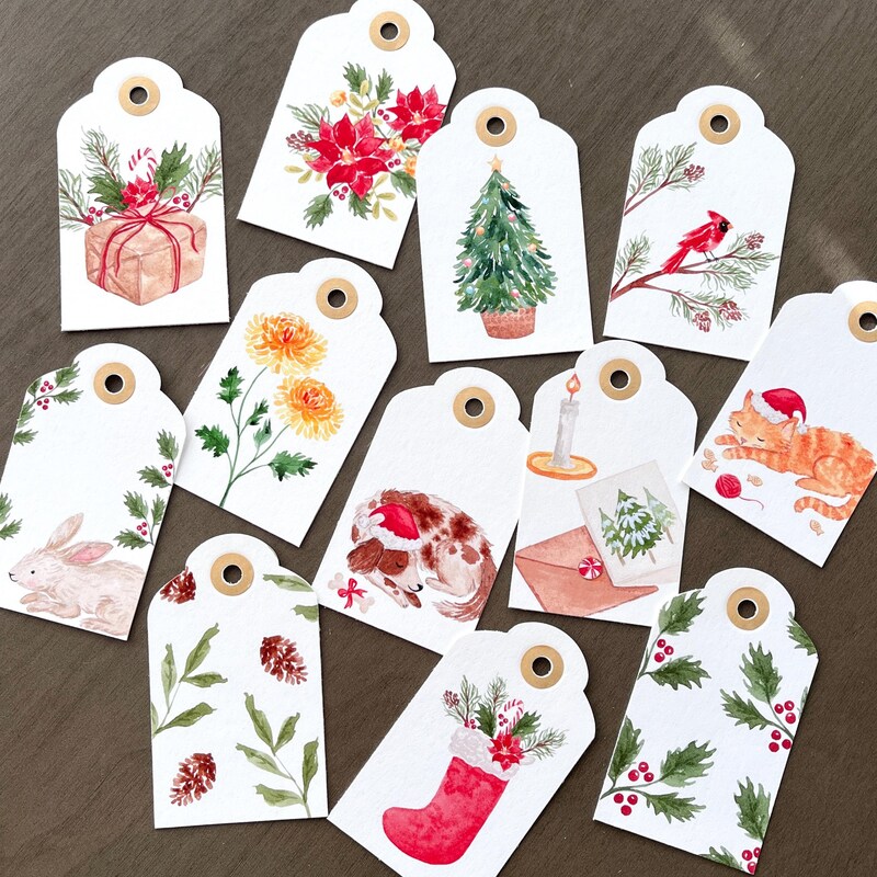 Gift Tags Set - 60+ Gift Ideas for 2024