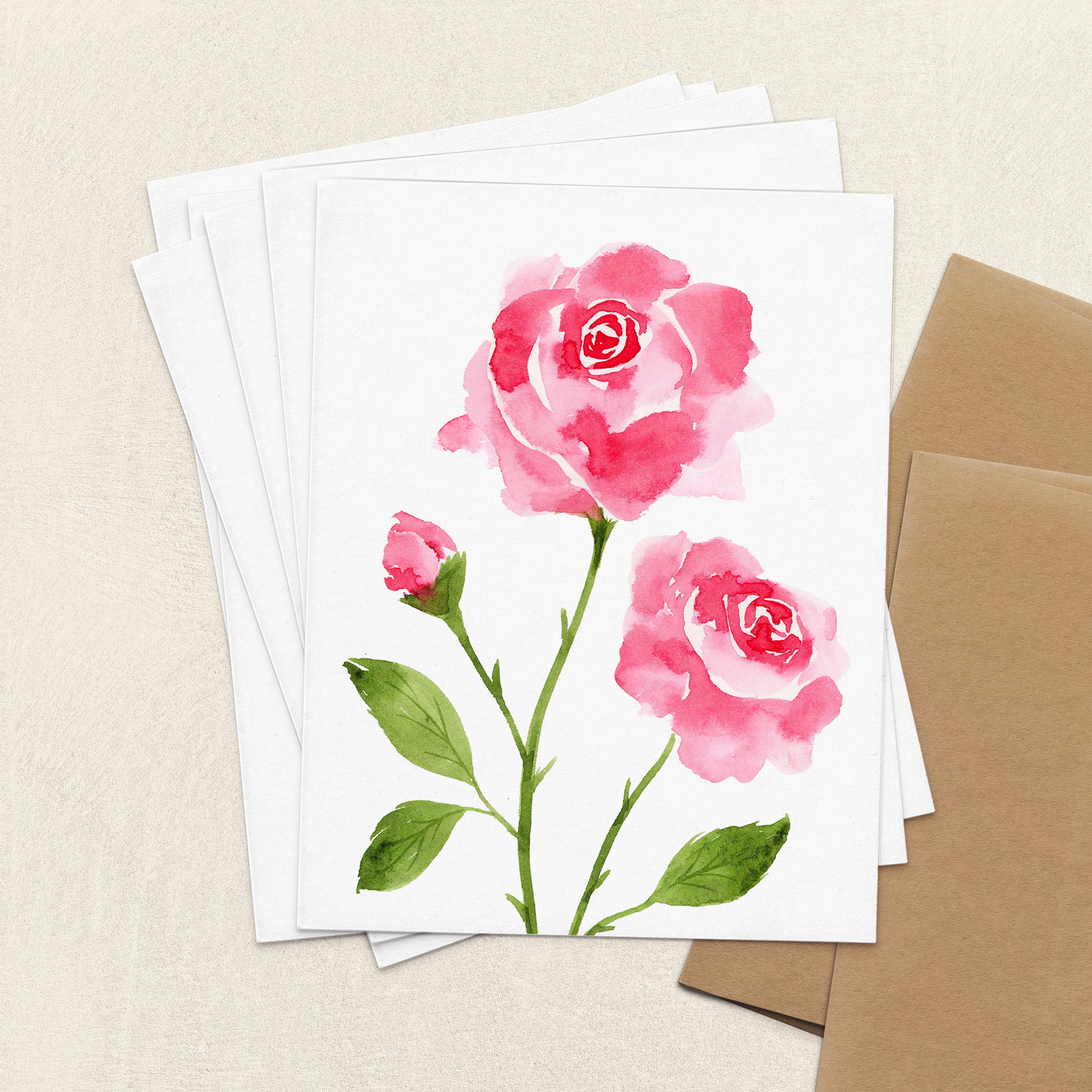 Notecards Set, Floral Cards Set of 6, Wildflower Greeting Card Set ...