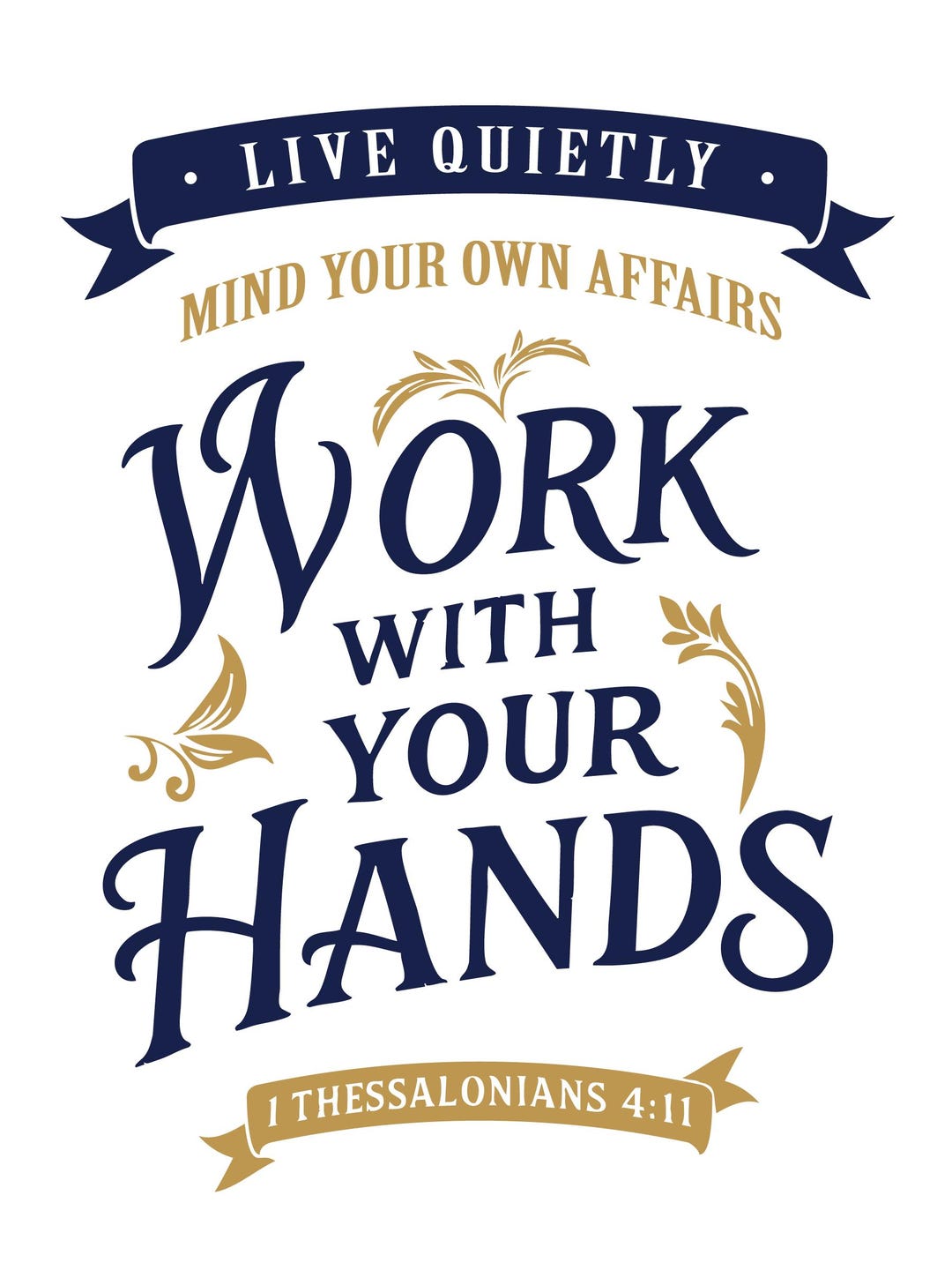 Work With Your Hands Graphic - Etsy