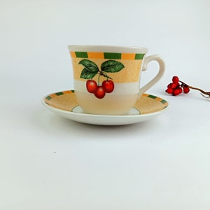 Vintage Tea Set by Churchill. Tea Cup and Plate Set. Made in ...