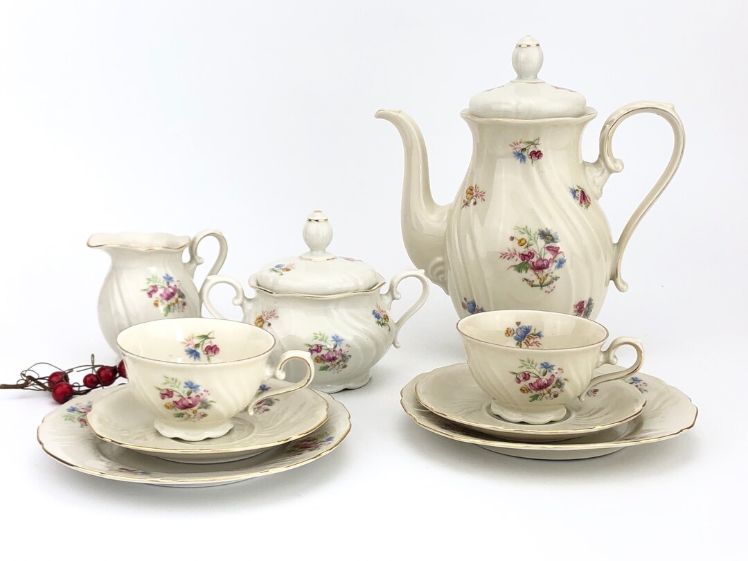Vintage Aristocratic European Tea Set - Etsy