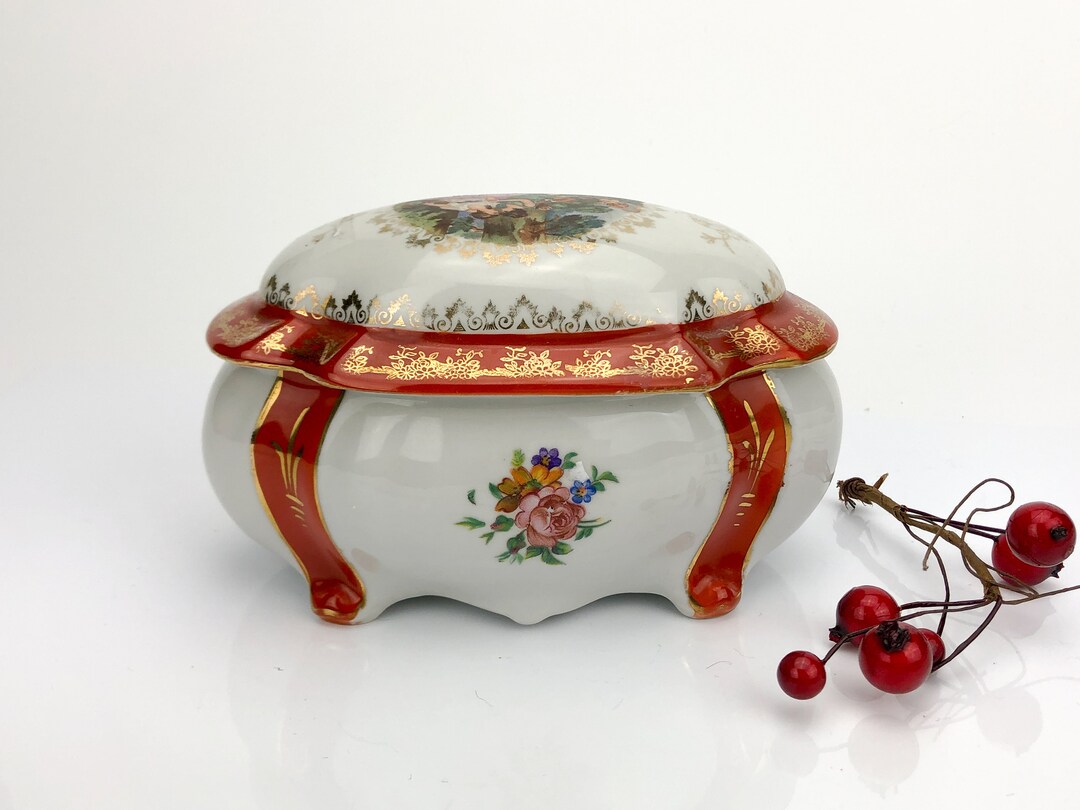 Vintage European Jewelry Box Made in the Mid 20th Century - Etsy