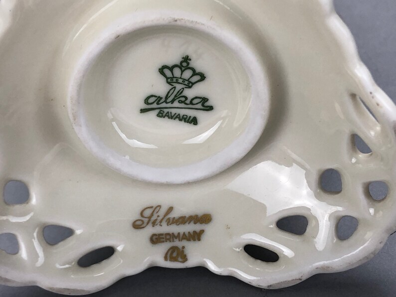 Alka Bavarian Porcelain Vase for Flowers Made in 20th Century Germany ...