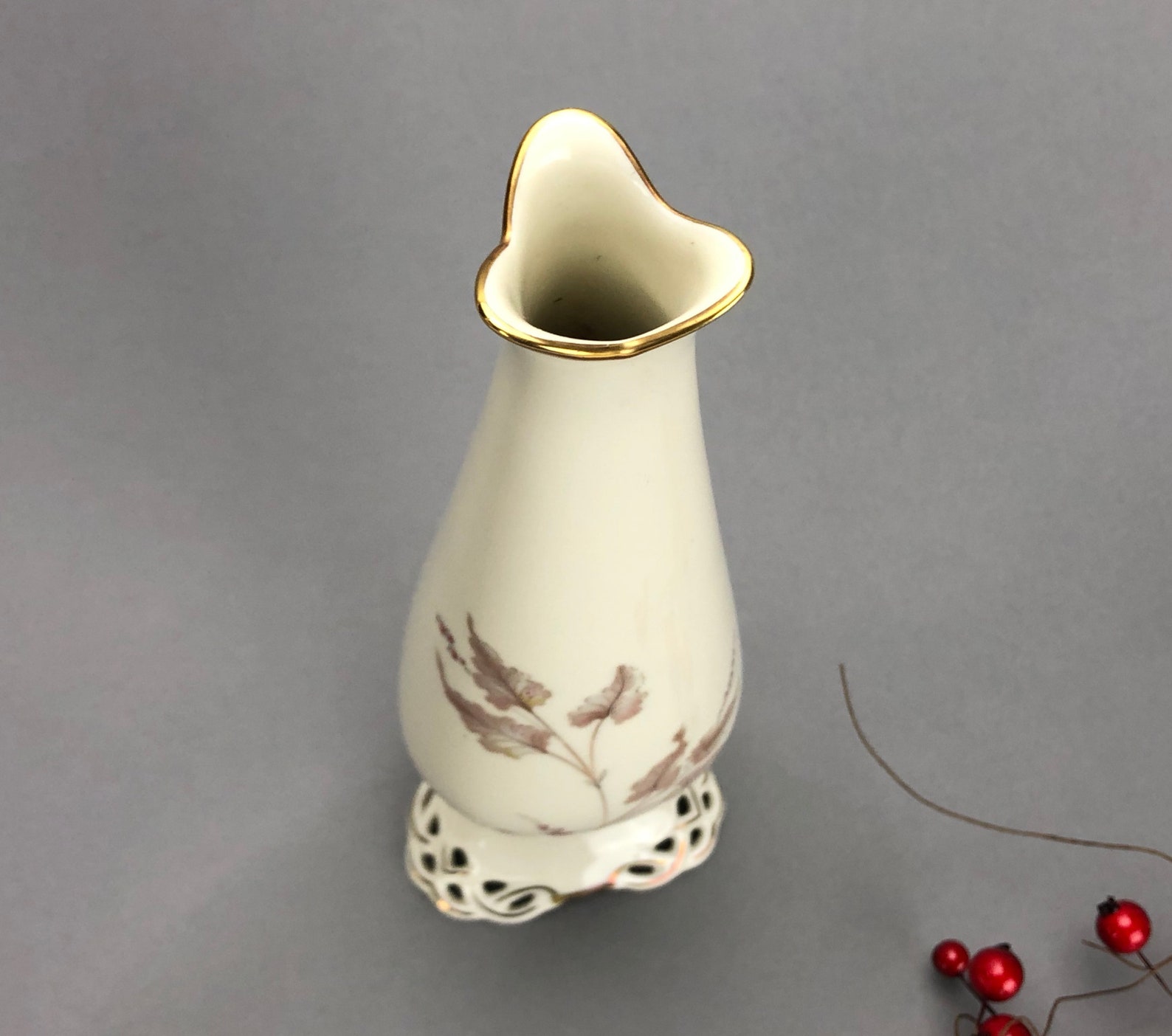 Alka Bavarian Porcelain Vase for Flowers Made in 20th Century Germany ...