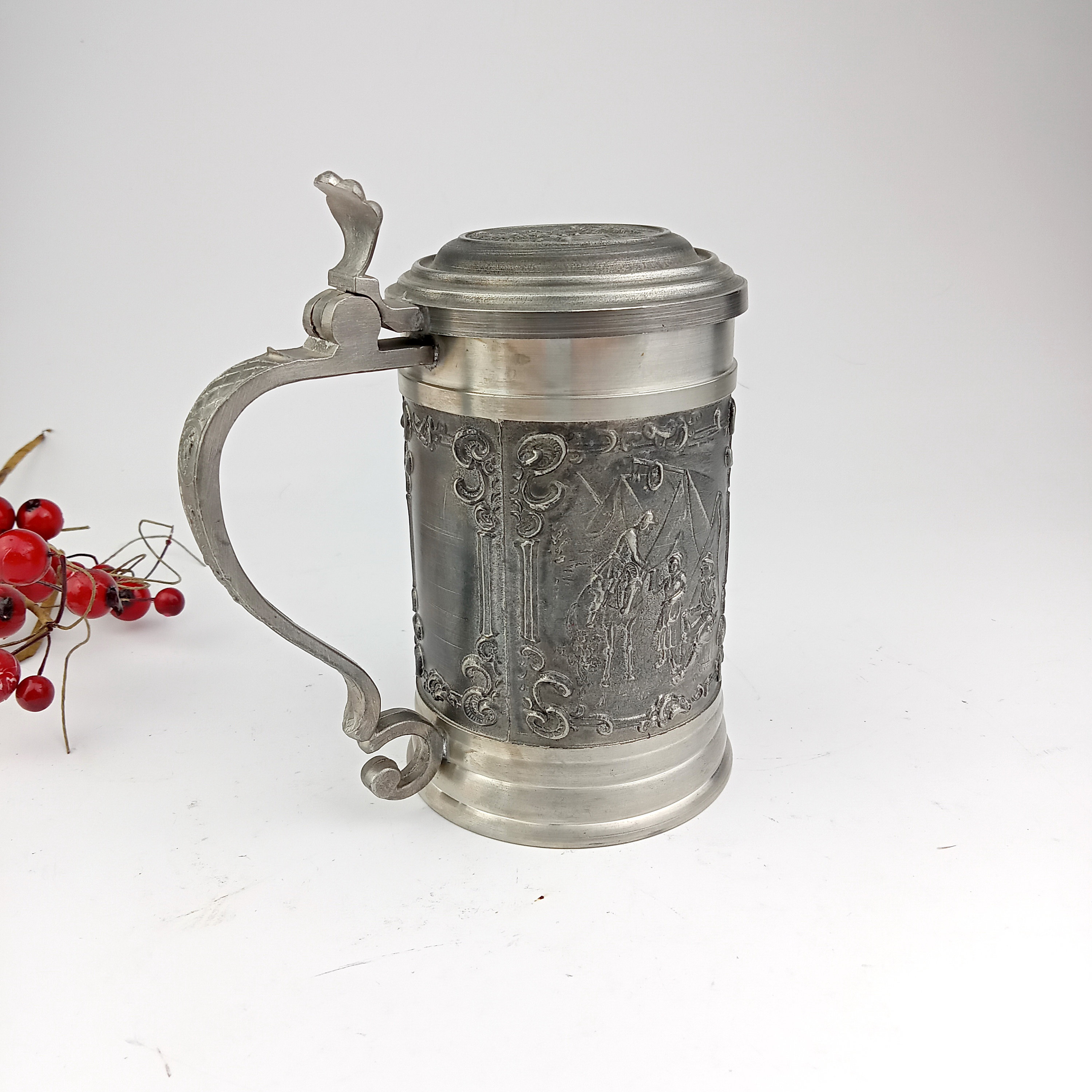 Vintage Pewter Collectible Small Beer Mug by RB-VOGEL Germany - Etsy