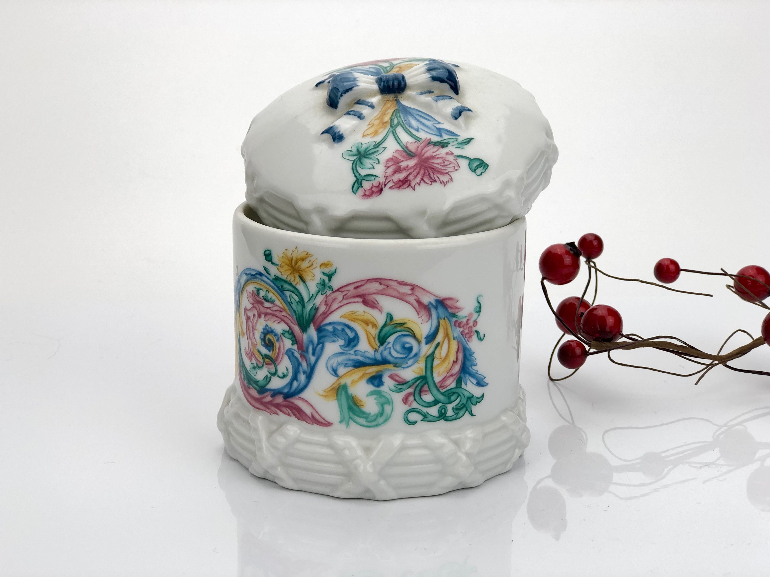 Antique sugar storage box vintage item made in Europe | Etsy