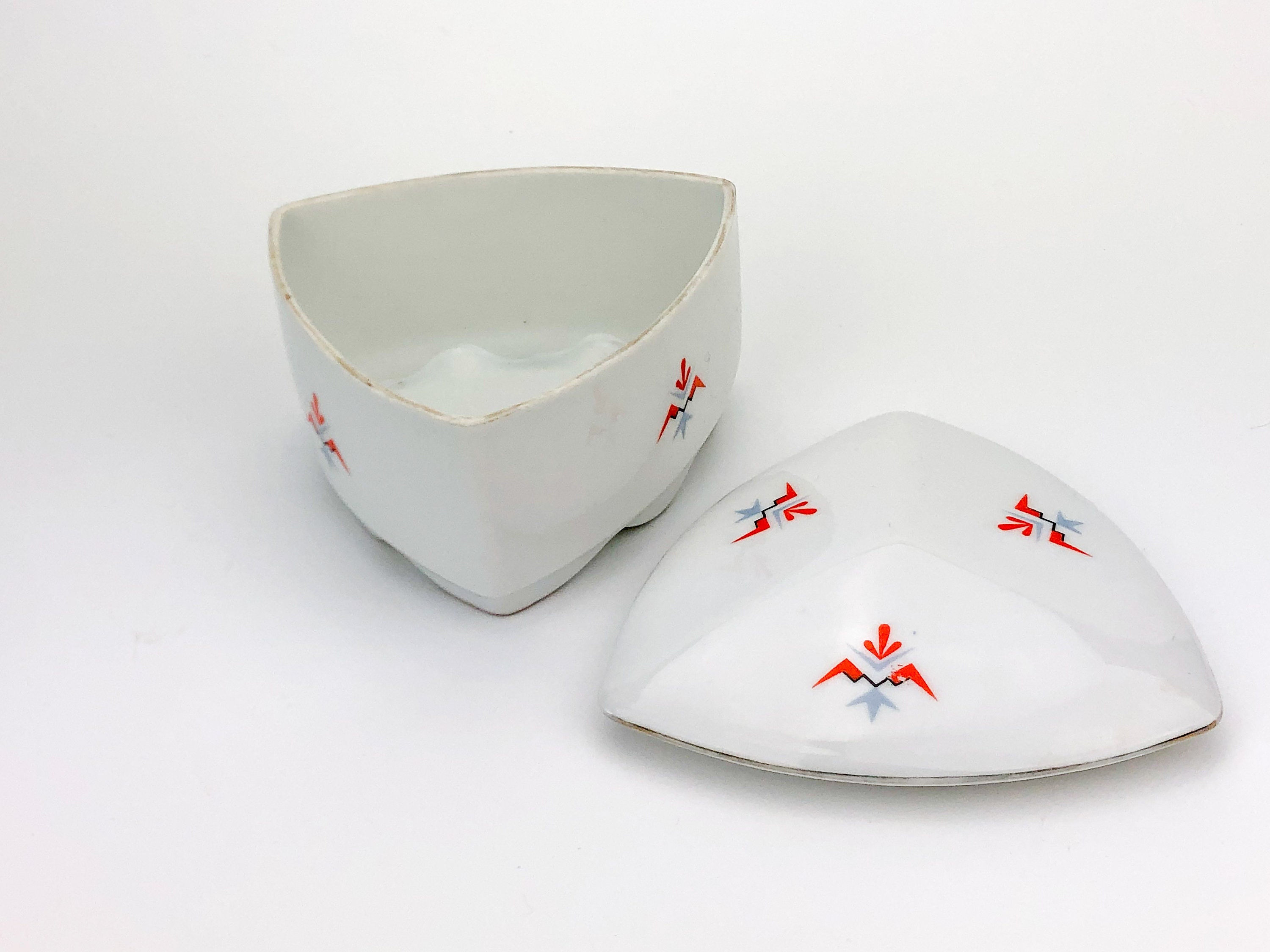 Bavarian White Vintage Box Made in Germany 20th Century | Etsy