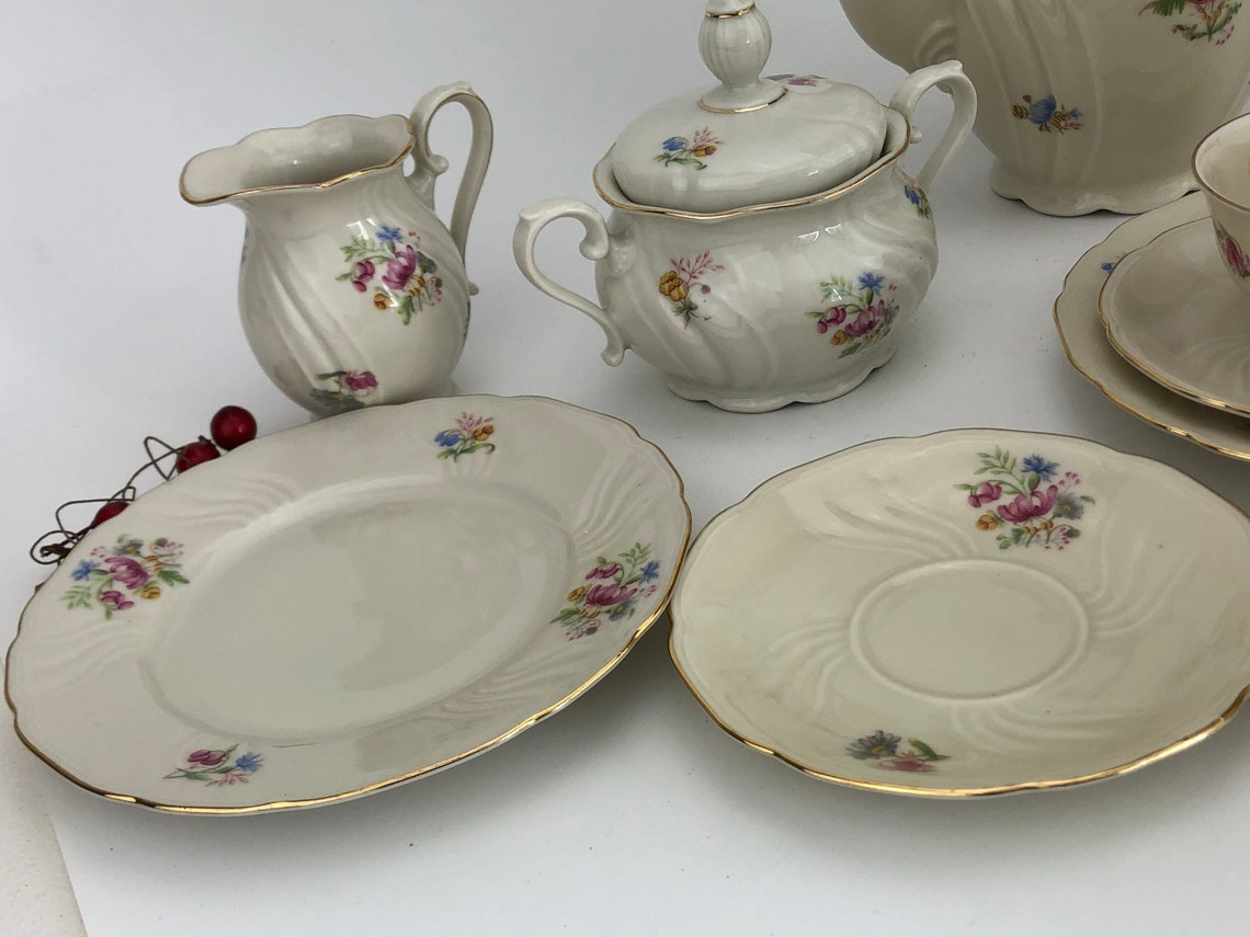 Vintage Aristocratic European Tea Set - Etsy
