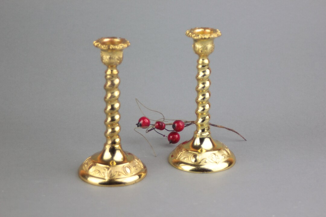 Pair of Antique Rococo Candlesticks. Made in England - Etsy