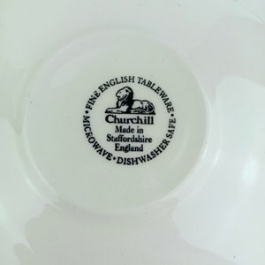 Vintage Tea Set by Churchill. Tea Cup and Plate Set. Made in ...