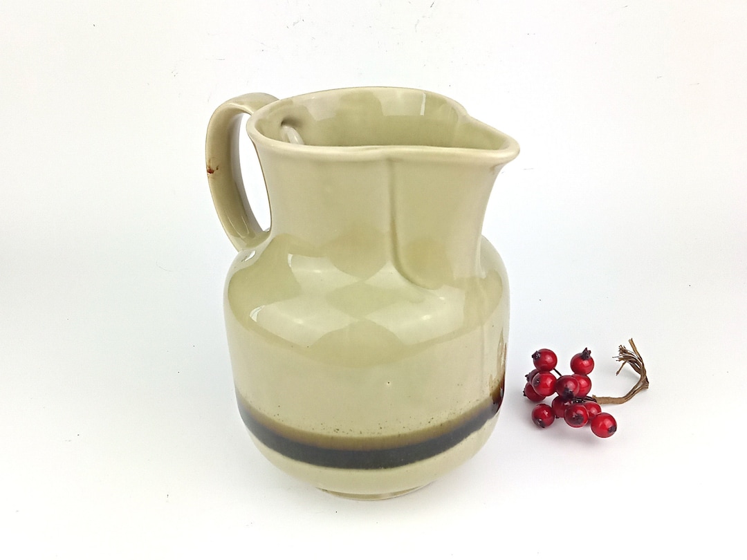 Two-tone Ceramic Milk Pitcher Made by Colditz. Made in Germany - Etsy
