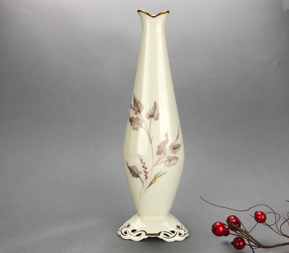 Alka Bavarian Porcelain Vase for Flowers Made in 20th Century Germany ...