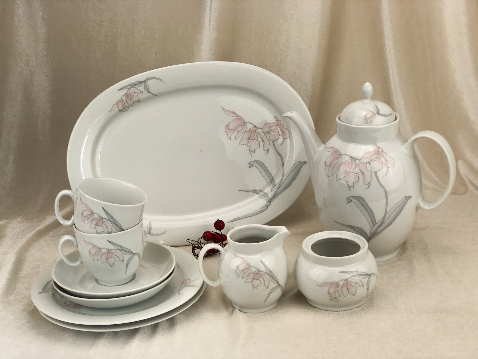 Genuine German Vintage Tea Service Set for 2 - Etsy