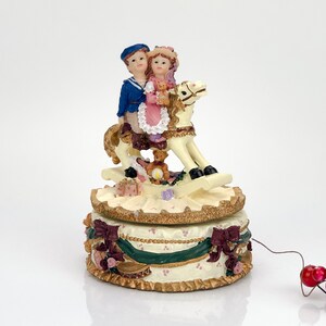 Porcelain Vintage Music Box From Regency Fine Arts - Etsy