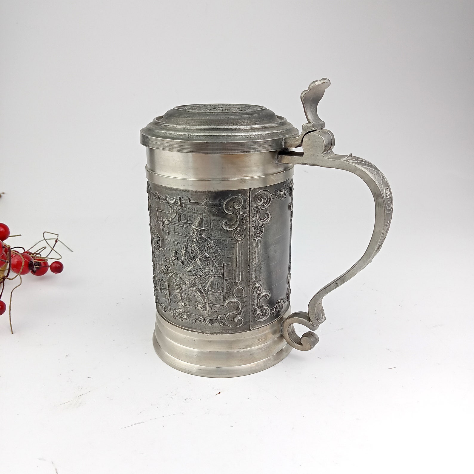 Vintage Pewter Collectible Small Beer Mug by RB-VOGEL Germany - Etsy