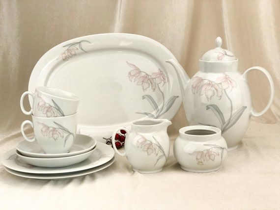 Genuine German Vintage Tea Service Set for 2 | Etsy