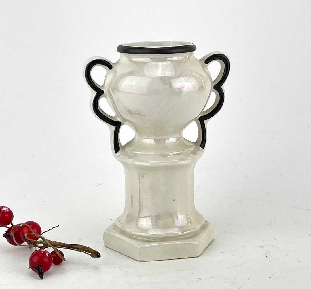 Vintage Porcelain Candlestick Holder Made in Czechoslovakia - Etsy