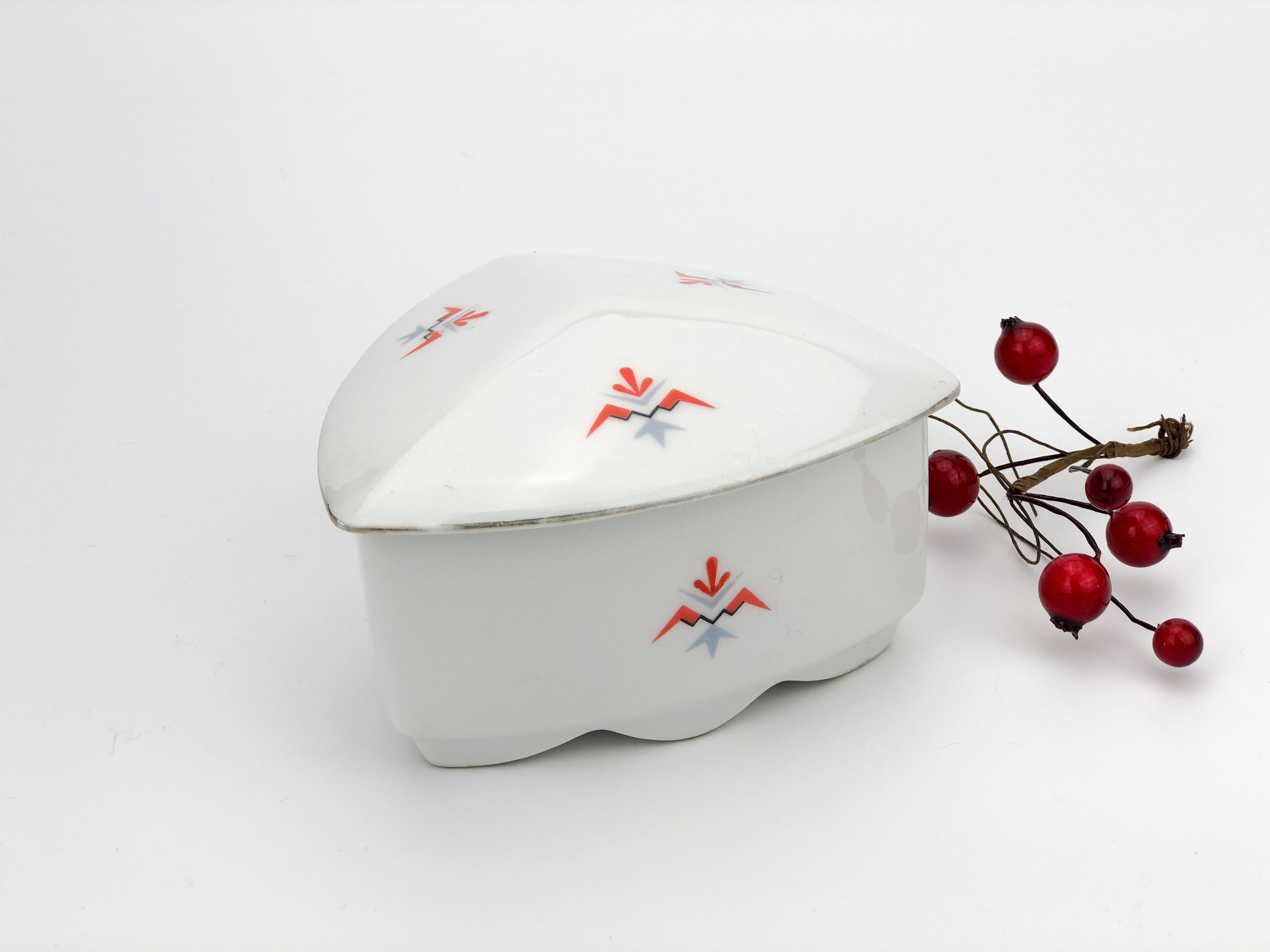 Bavarian White Vintage Box Made in Germany 20th Century | Etsy