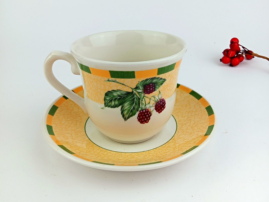 Vintage Tea Set by Churchill. Tea Cup and Plate Set. Made in ...