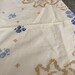 Blue Border White Tablecloth - Etsy