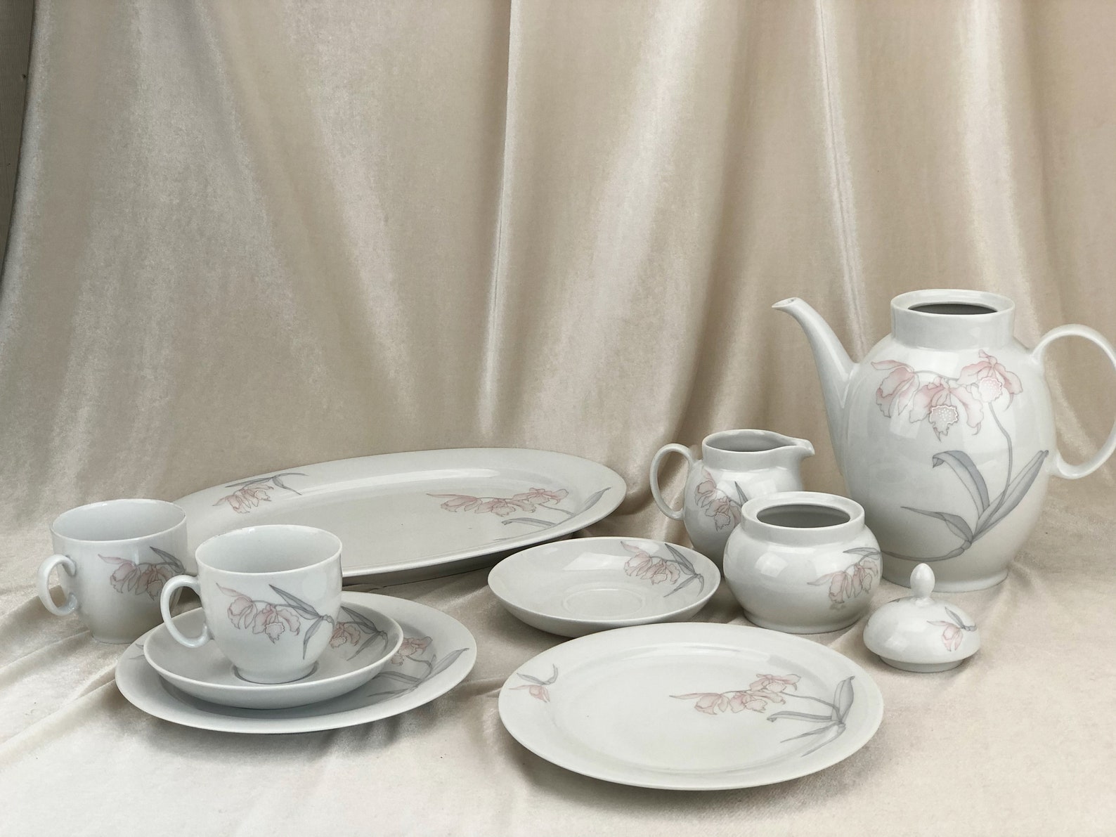 Genuine German Vintage Tea Service Set for 2 - Etsy