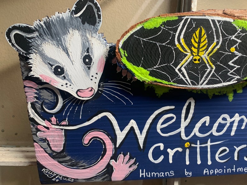 Welcome Critters Sign - Etsy