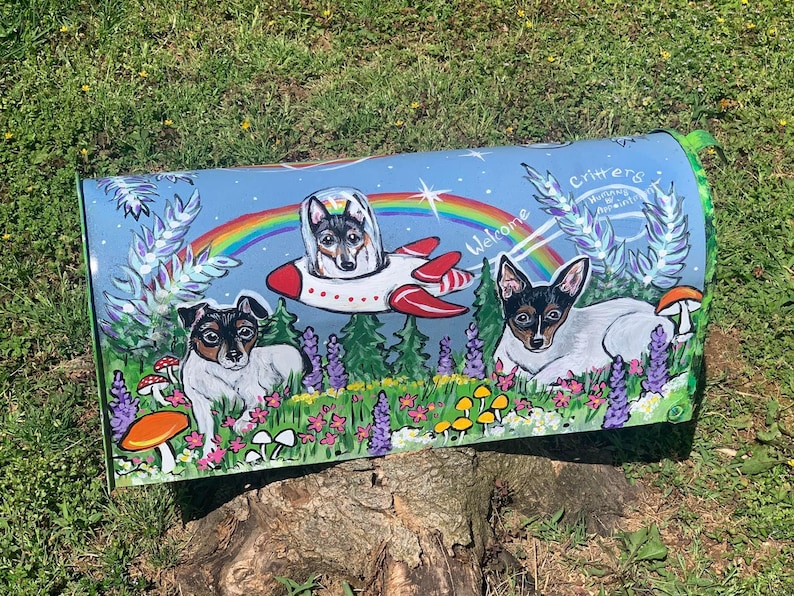 Pet Portrait Mailbox - Etsy