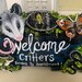 Opossum Sign With Turtle and Moth - Etsy