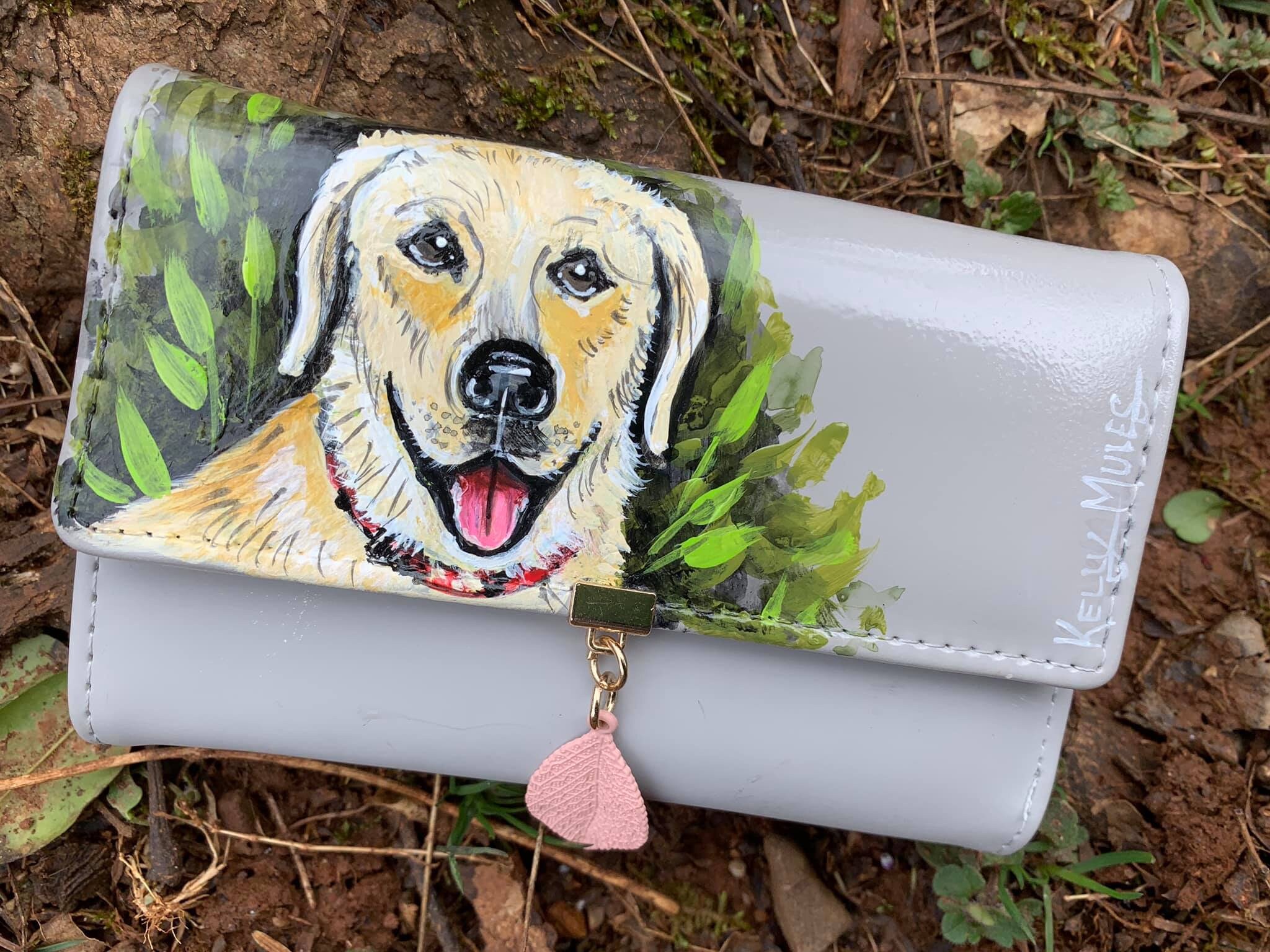 Pet portrait wallets | Etsy