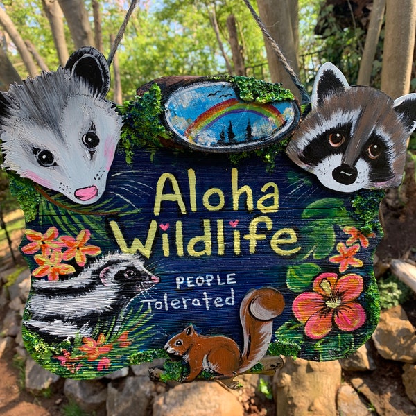 Wildlife Sign - Etsy