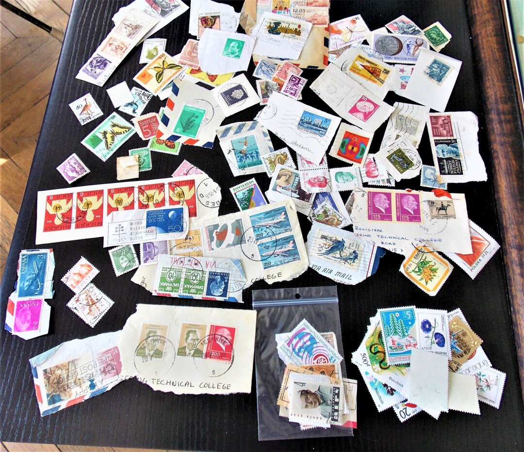 Collectible POSTAGE STAMPS LOT in Bulk Lot 2 - Etsy