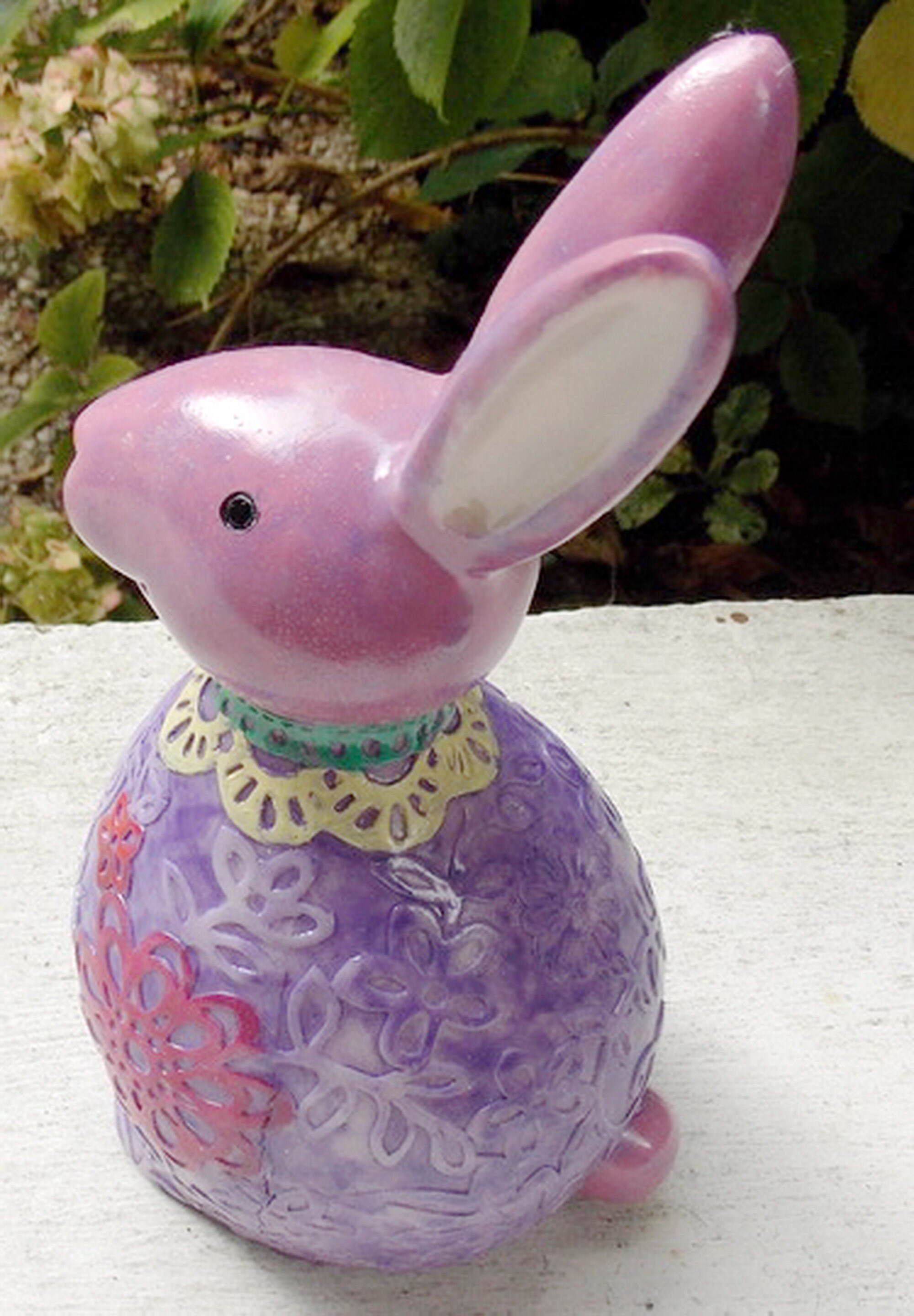 COLLECTION RABBIT in RESIN Decorated Hand Little Jeannette in - Etsy UK