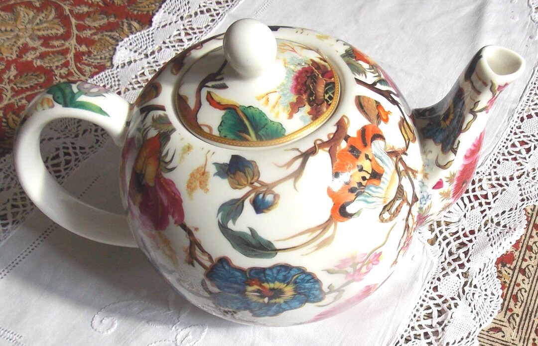 Teapot Only, Ceramic, Leonardo Pattern, Anthina Model - Etsy