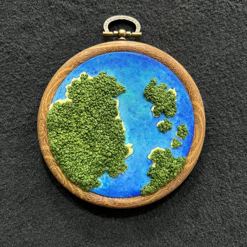 Ocean Islands Hand Embroidery Design by Beceff® 4 - Etsy