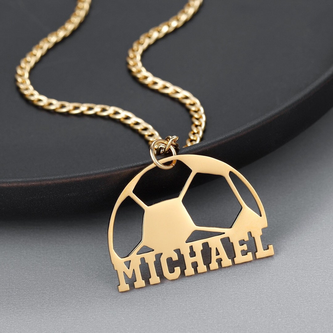 Custom Soccer Name Necklace by Beceff® • FIFA, Football Custom Name ...