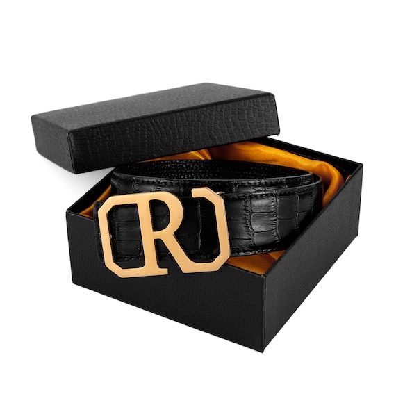Single letter belt buckle store