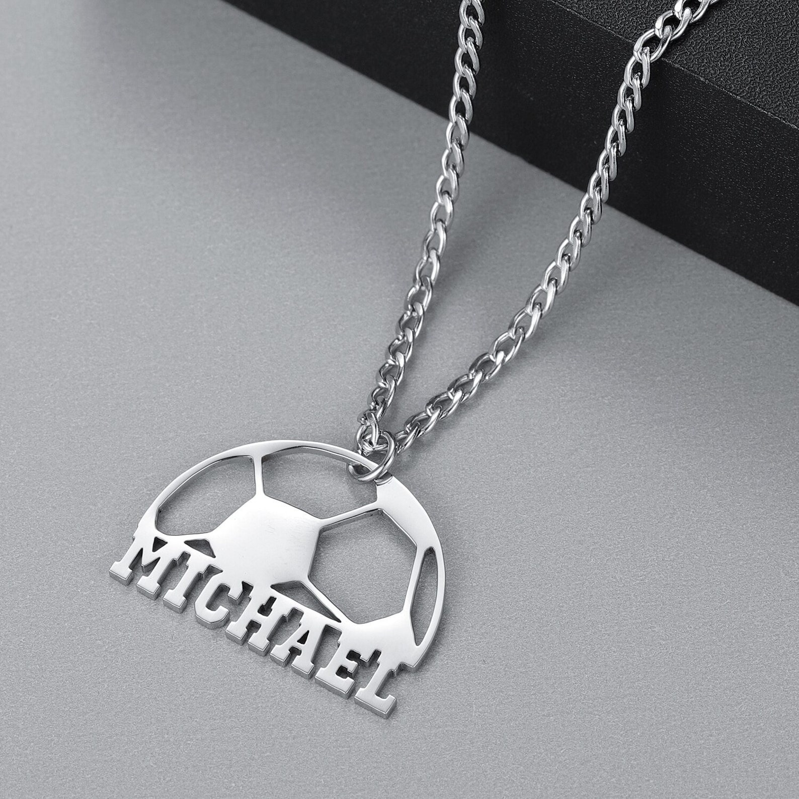Custom Soccer Name Necklace by Beceff® • FIFA, Football Custom Name ...